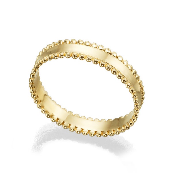 Bead Wedding Band - Etsy