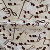 One Piece Music Theme/music Notes/ Symphony Fabric Quarter 100% Cotton ...