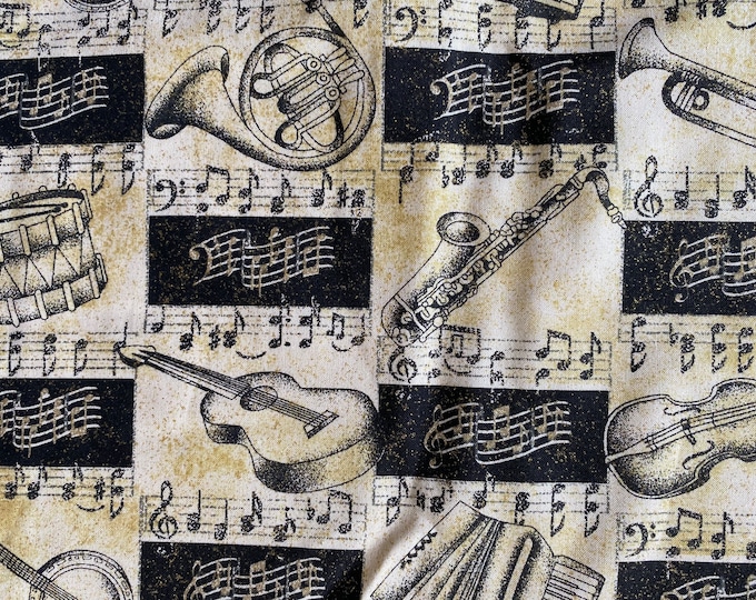 Jazz Fabric Jazz Instruments by Analinea Jazz Classroom Decor Cotton ...