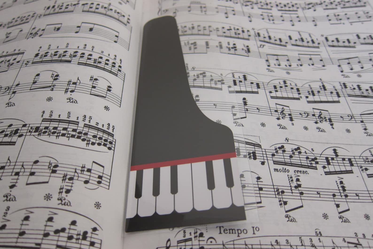 Grand Piano Bookmark With Protective Bookmark Sleeve J1075 - Etsy