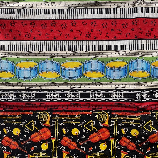 Music Fabric - Etsy