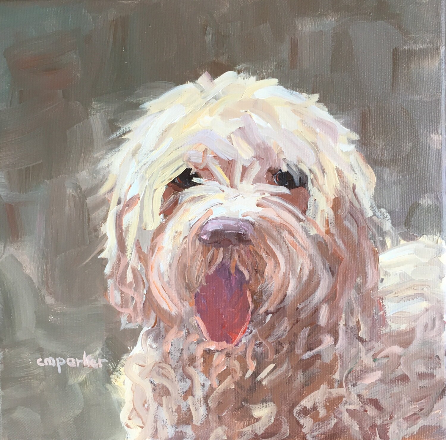 Art and Collectibles, Dog, Cockapoo, Fine Art, Animals, 12x12 Inch ...