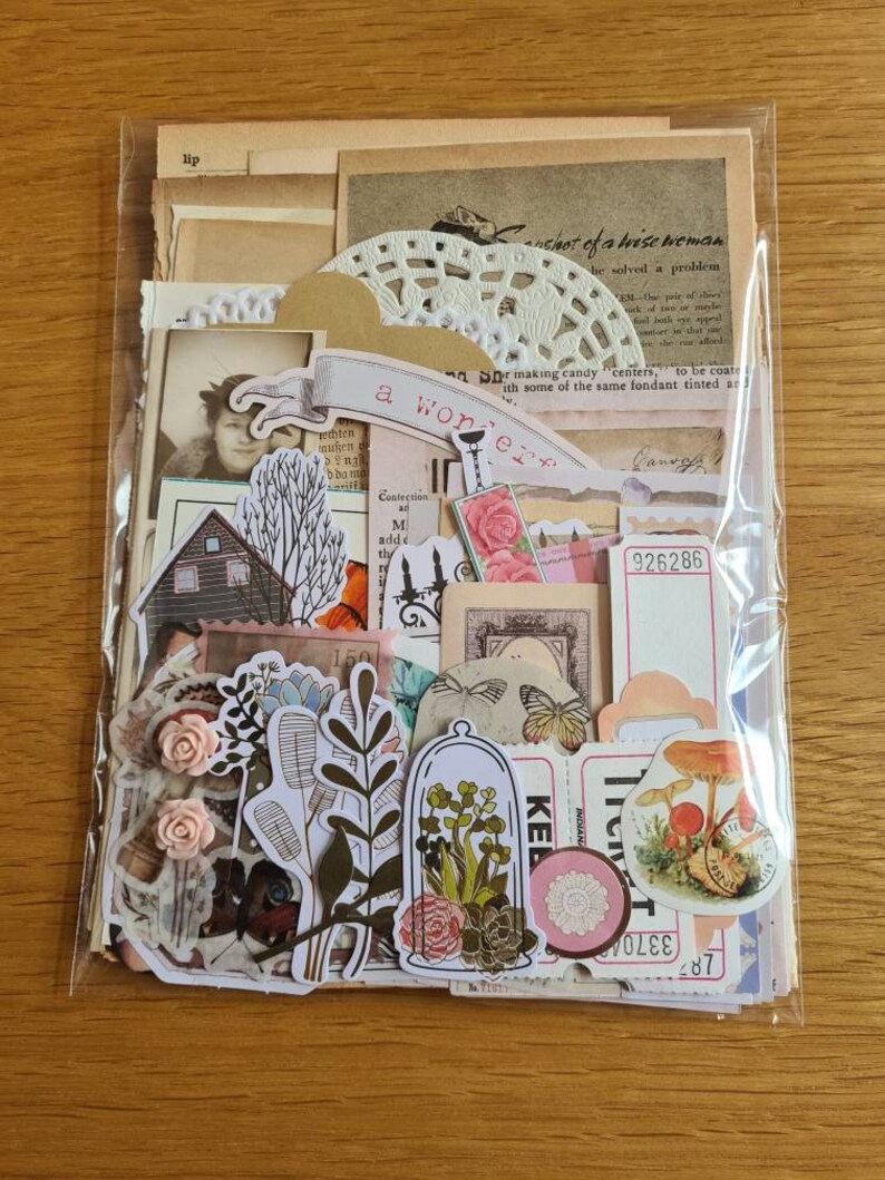 Journaling Supplies Craft Grag Bag Mystery Journaling - Etsy