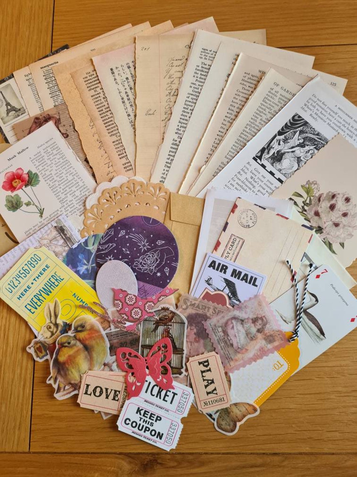 Journaling Supplies Craft Grag Bag Mystery Journaling - Etsy