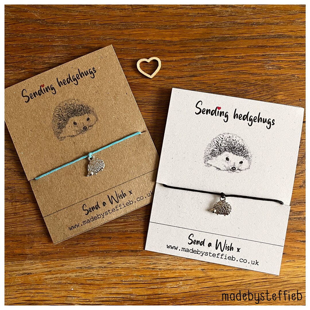 Hedgehogs Hugs Nature, Hedgehugs Gift, Friendship Wish Bracelets ...