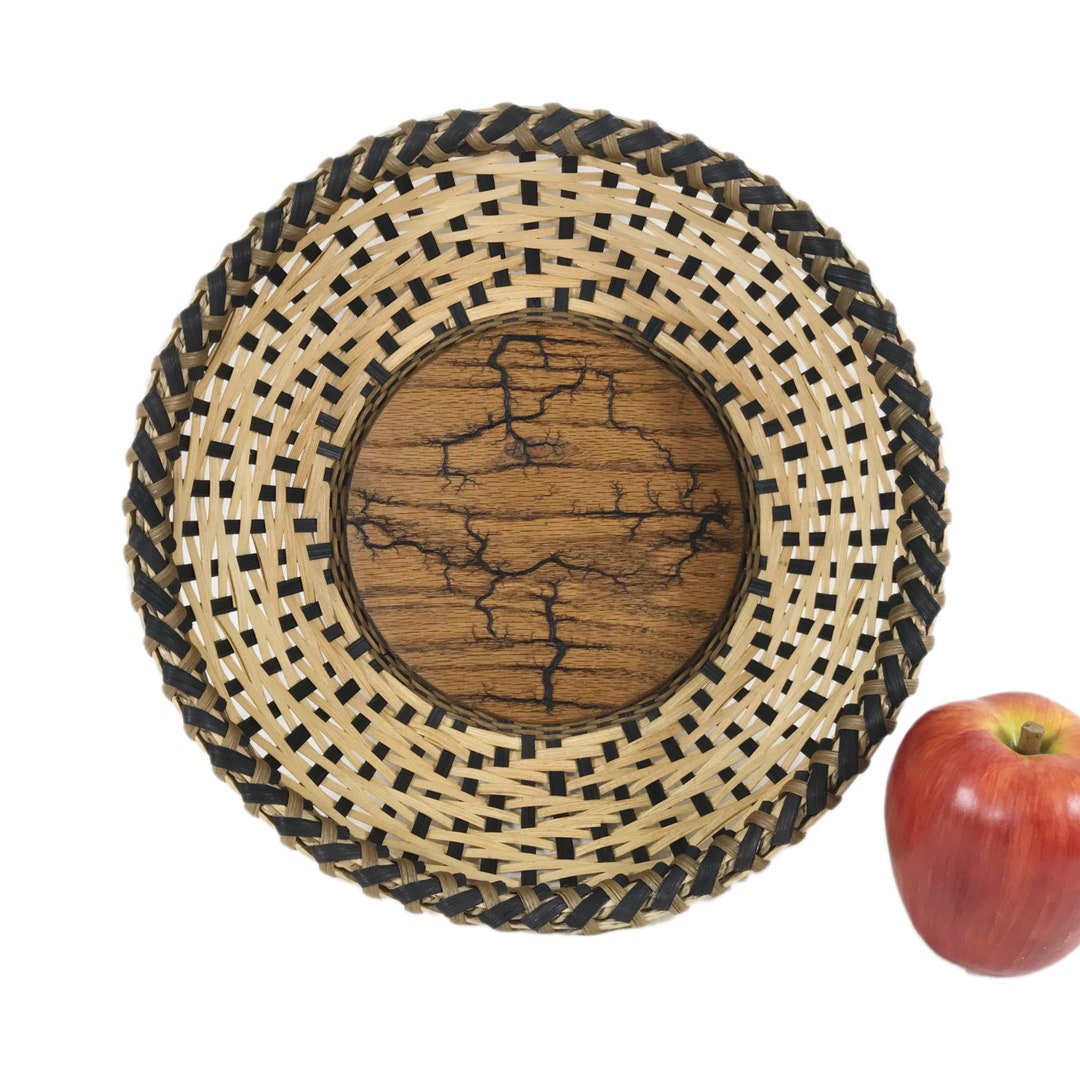 Basket Weaving PATTERN or TUTORIAL - ""tempest" Round Table Basket - Etsy