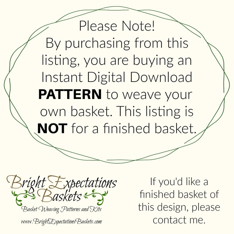 BASKET PATTERN "kelsey" Pie Plate Basket - Etsy