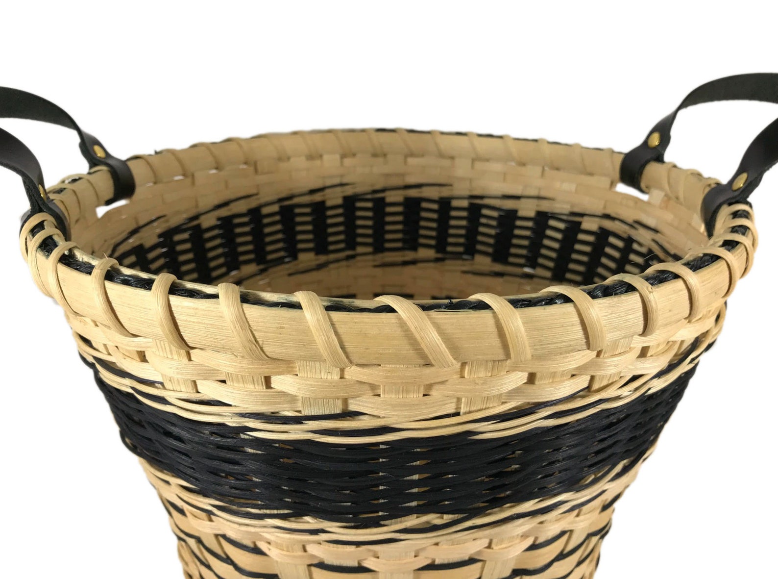 BASKET WEAVING PATTERN "raven" Bucket Style Basket With Braid Weave - Etsy
