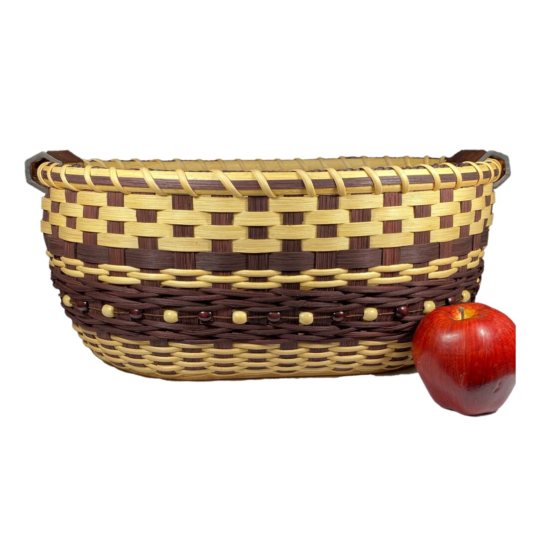 BASKET WEAVING PATTERN - "hazel" Gathering Basket on Wood Base - Etsy