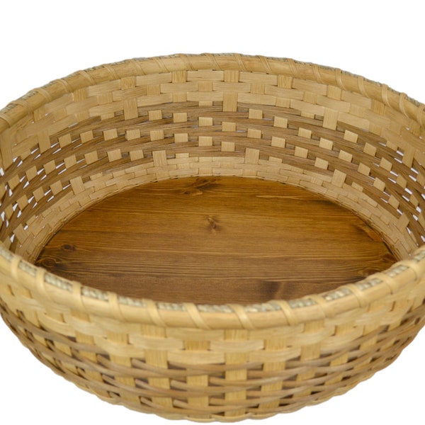 Large Round Basket Tray - Etsy