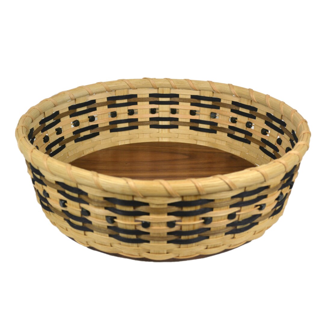 BASKET WEAVING PATTERN "natalie" Round Table Basket or Tray - Etsy
