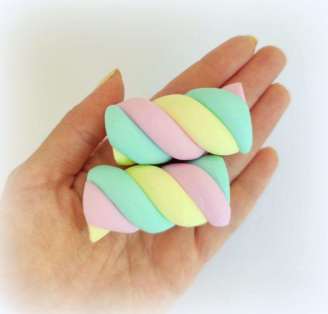 Marshmallow Magnet, Polymer Clay Food Magnet, Fridge Magnet ...