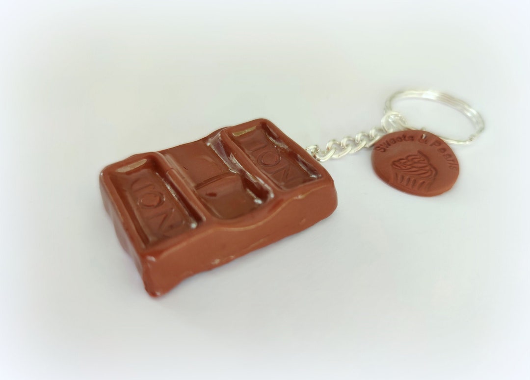 Polymer Clay Chocolate Keychain Polymer Clay Chocolate Bar - Etsy