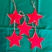Quilted Fabric Star Ornaments: Handmade Country Primitive Set - Etsy