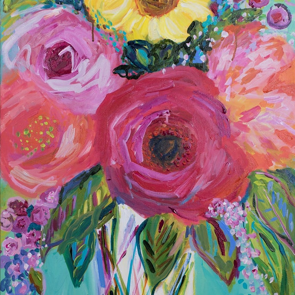 Bright Painting - Etsy