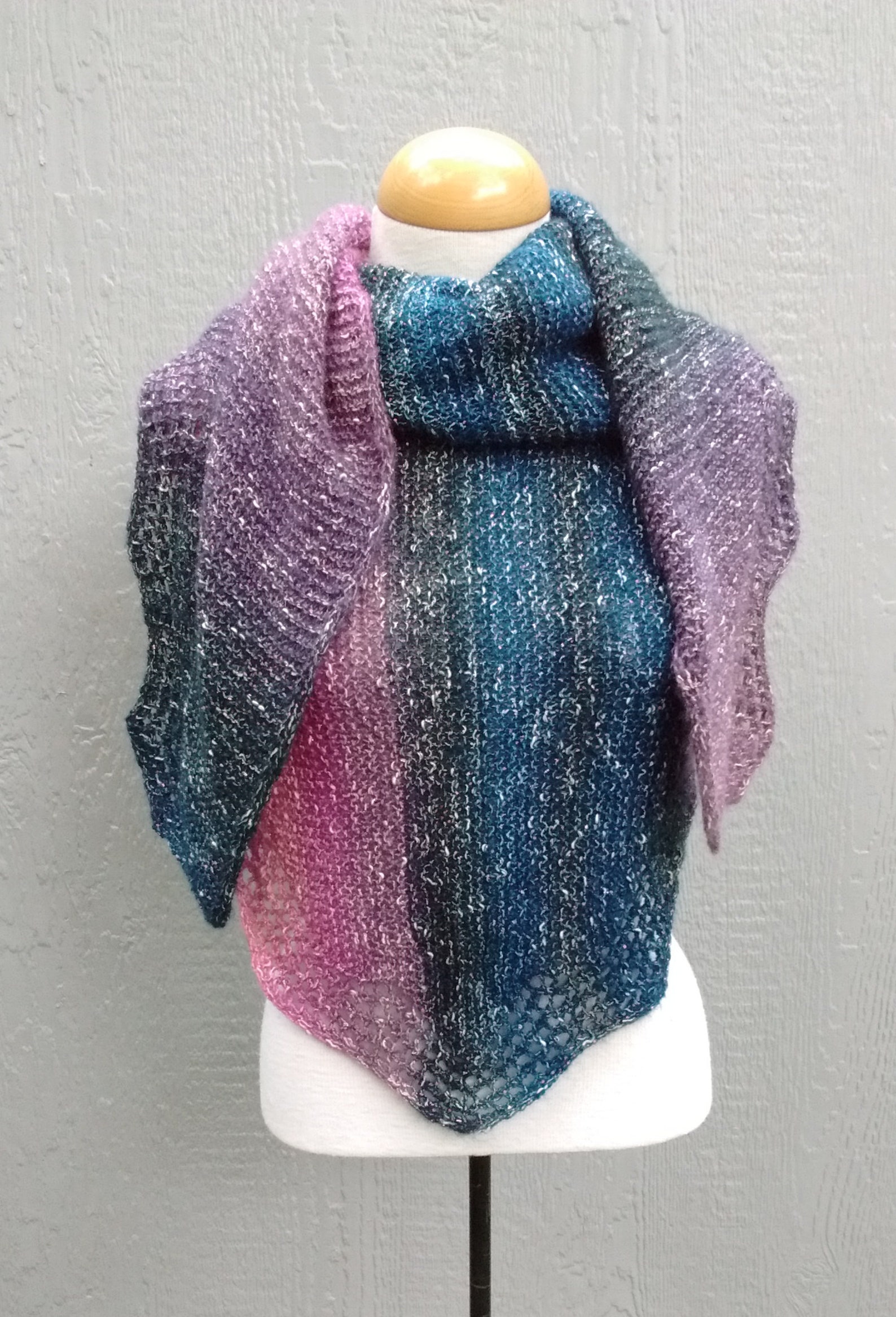 Lace Shawl PDF KNITTING PATTERN Spanish Peaks Shawl Instructions for ...