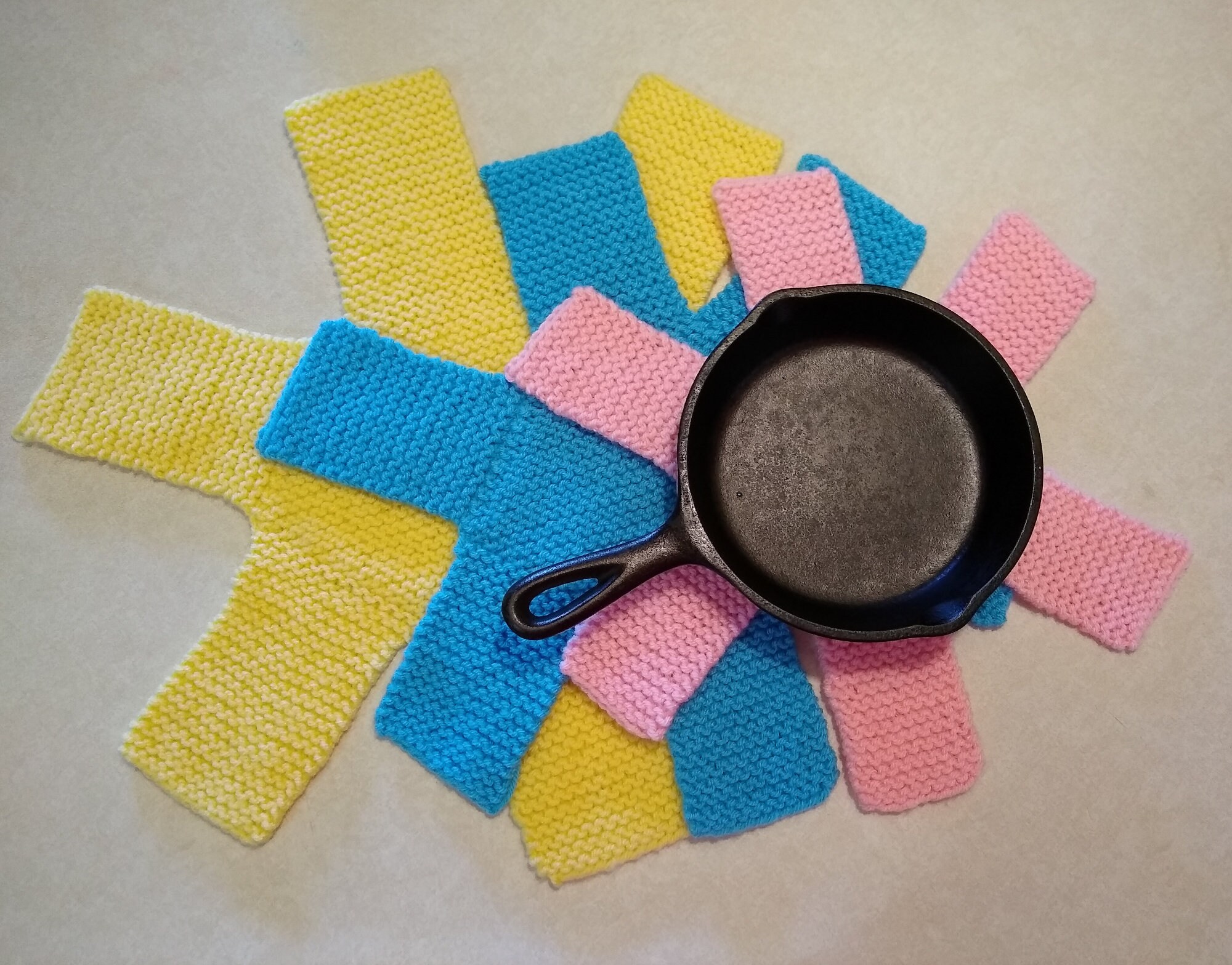 Pan and Dish Protectors PDF KNITTING PATTERN, Instructions for Knitting ...