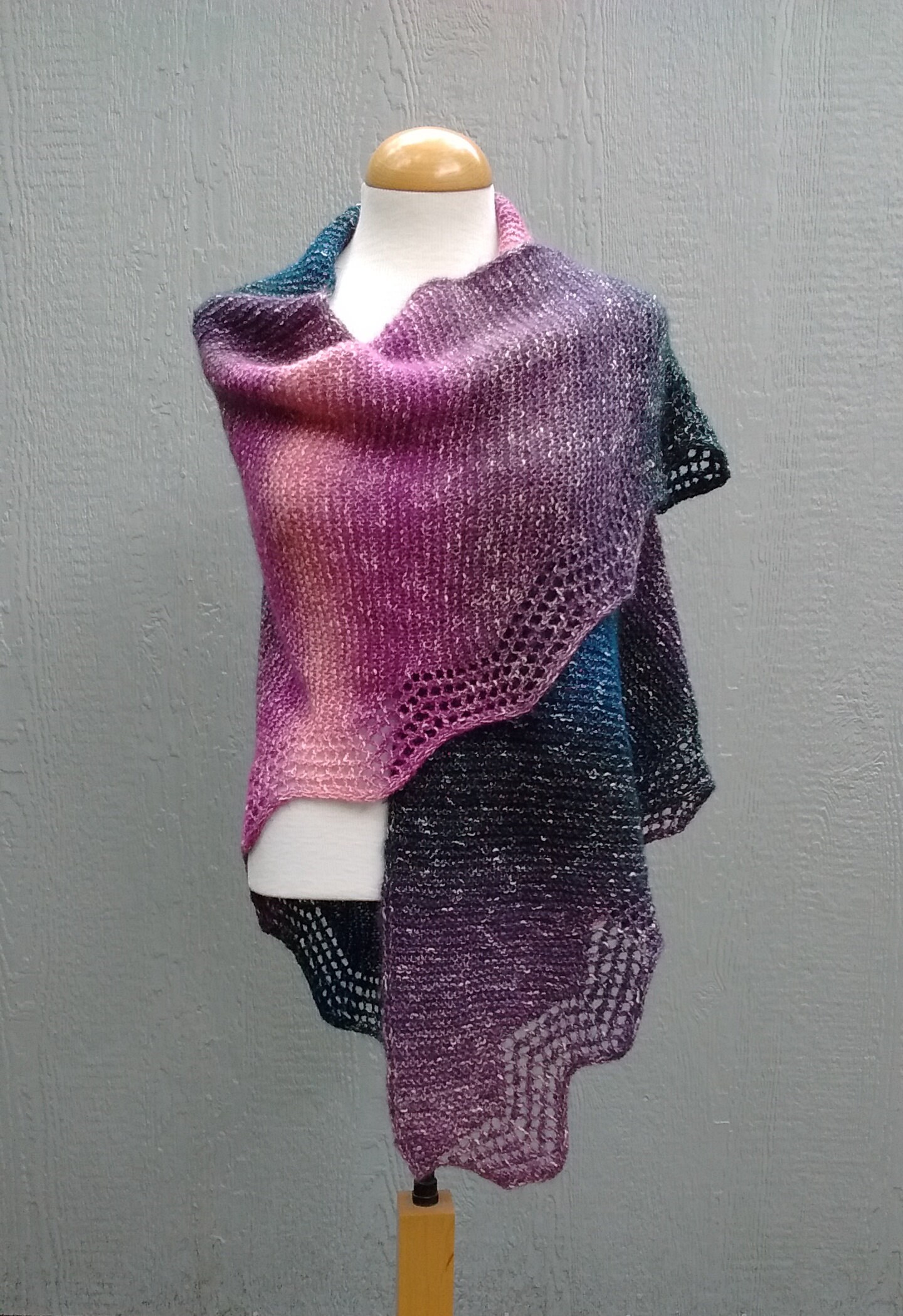 Lace Shawl PDF KNITTING PATTERN Spanish Peaks Shawl Instructions for ...
