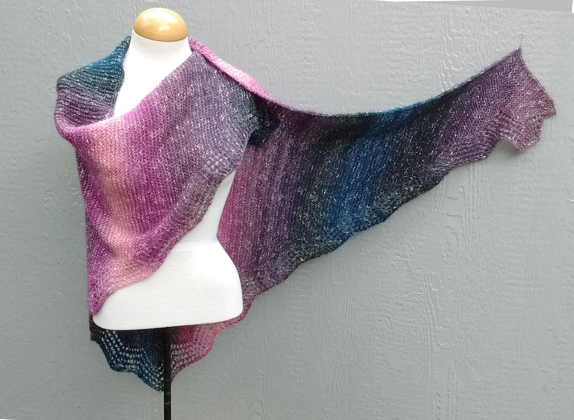 Lace Shawl PDF KNITTING PATTERN Spanish Peaks Shawl Instructions for ...
