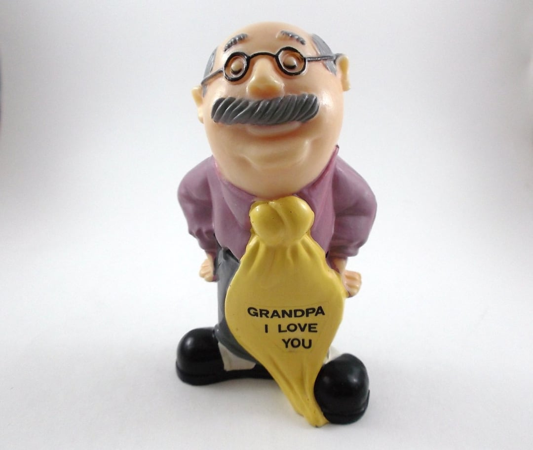Vintage Collectible Figurine Grandpa I Love You by Russ & W. - Etsy