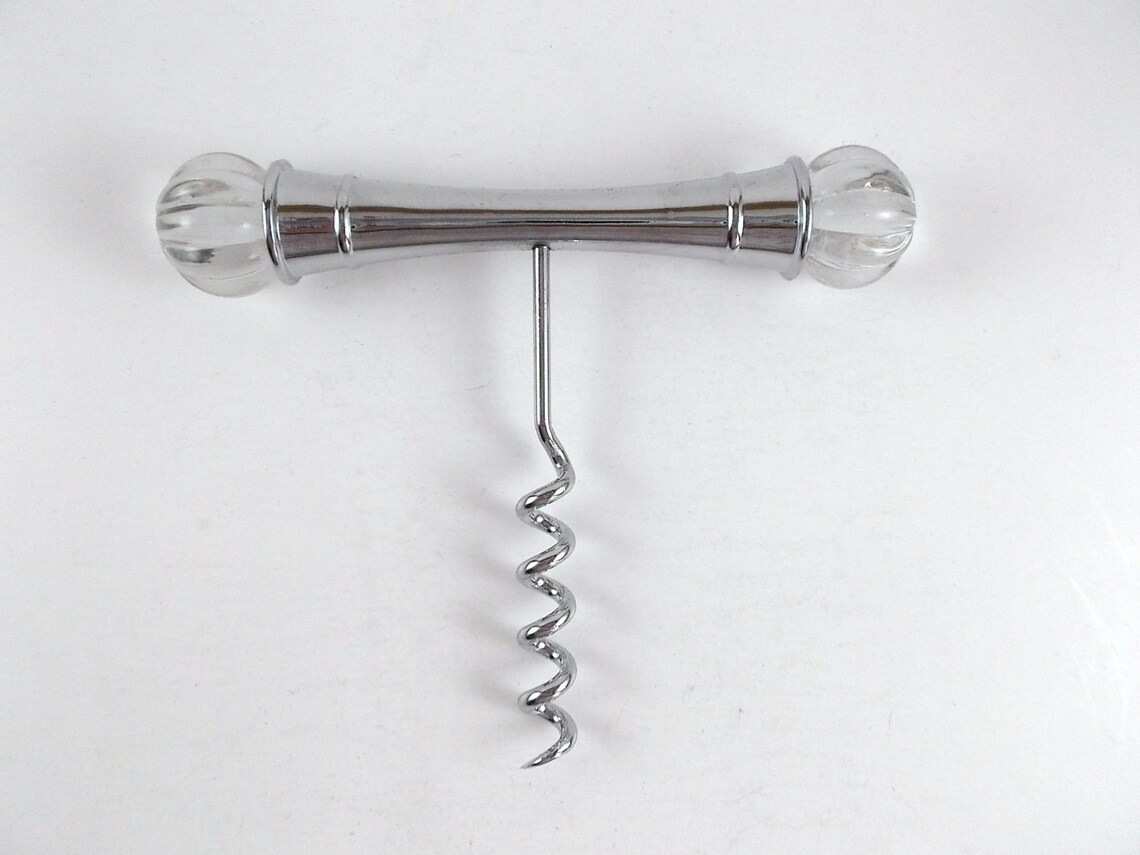 Vintage Bar Set Corkscrew and Two Toppers Royal Limited Crystal Bar Set ...