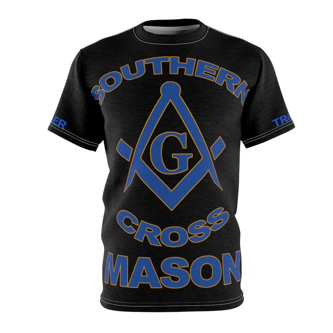 MASONIC SYMBOL, Freemason T Shirt, Unisex Aop Cut & Sew Masonic Emblems ...