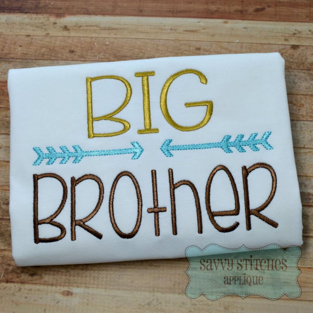 Big Brother Machine Embroidery Design - Etsy