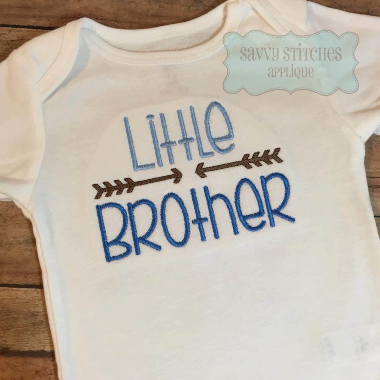 Little Brother Machine Embroidery Design - Etsy