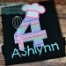 Chef Baking Numbers Machine Embroidery Applique Design - Etsy