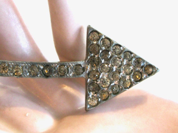 Art Deco French Paste Pin - French Paste Brooch - Art… - Gem