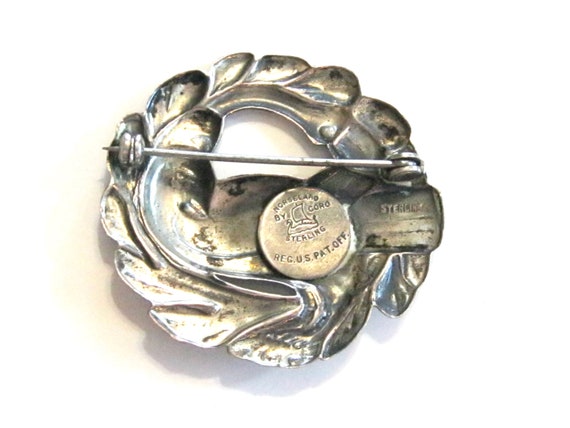 Coro Brooch, 1940's Coro, Scandinavian Bird Brooch, C… - Gem