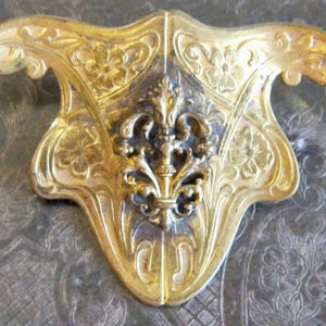 Intriguing Antique Regal Royal Pin / Brooch - Double Buckle Look With ...