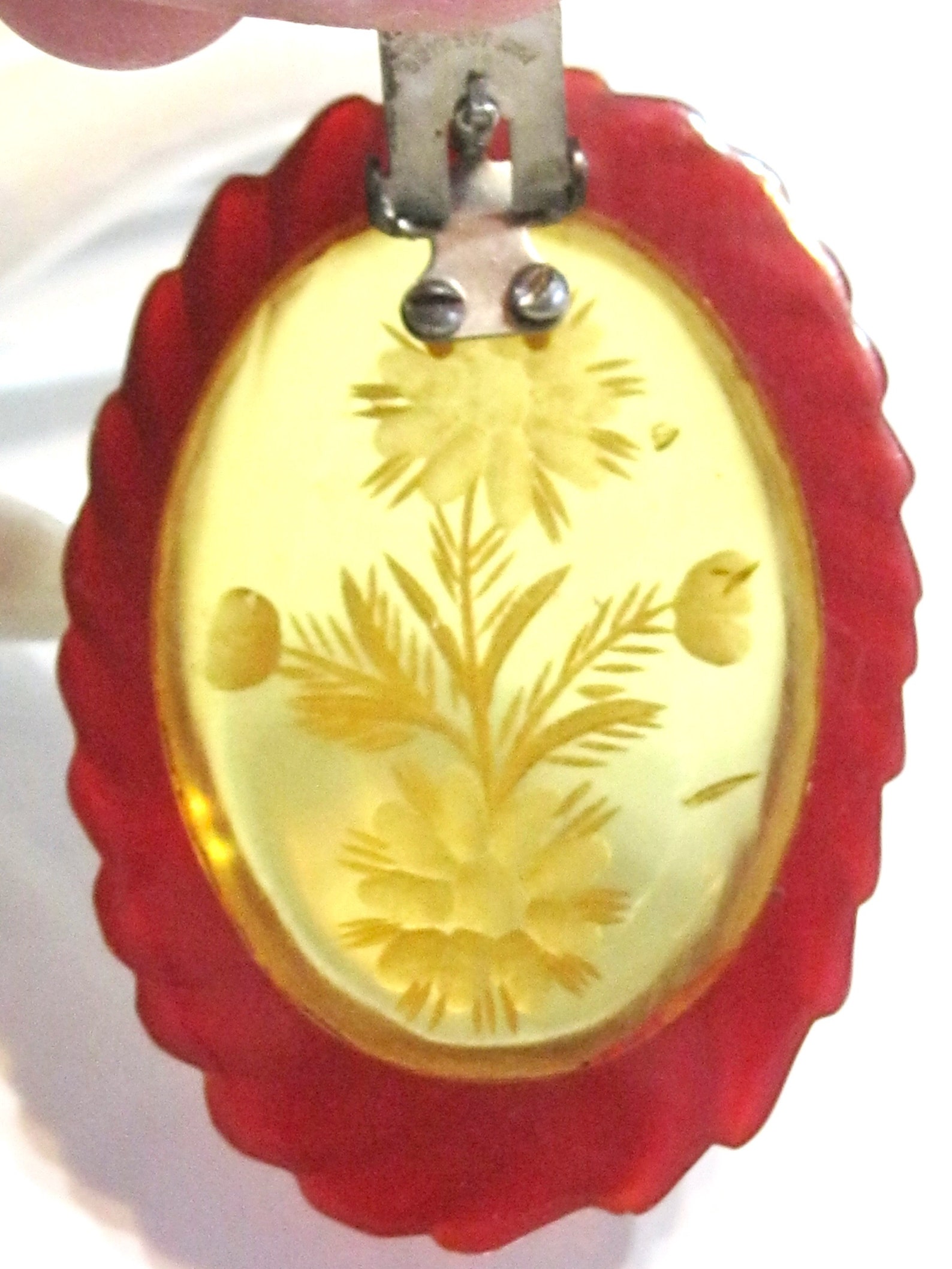 Bold Antique / Vintage 1930's Laminated Bakelite Two Toned | Etsy