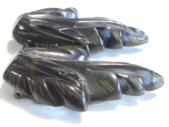Rare Blue Bakelite or Similar Antique. / Vintage Dres… - Gem