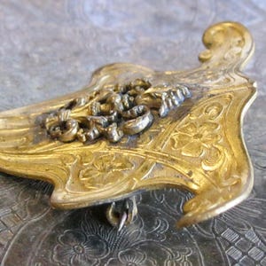 Intriguing Antique Regal Royal Pin / Brooch - Double Buckle Look With ...