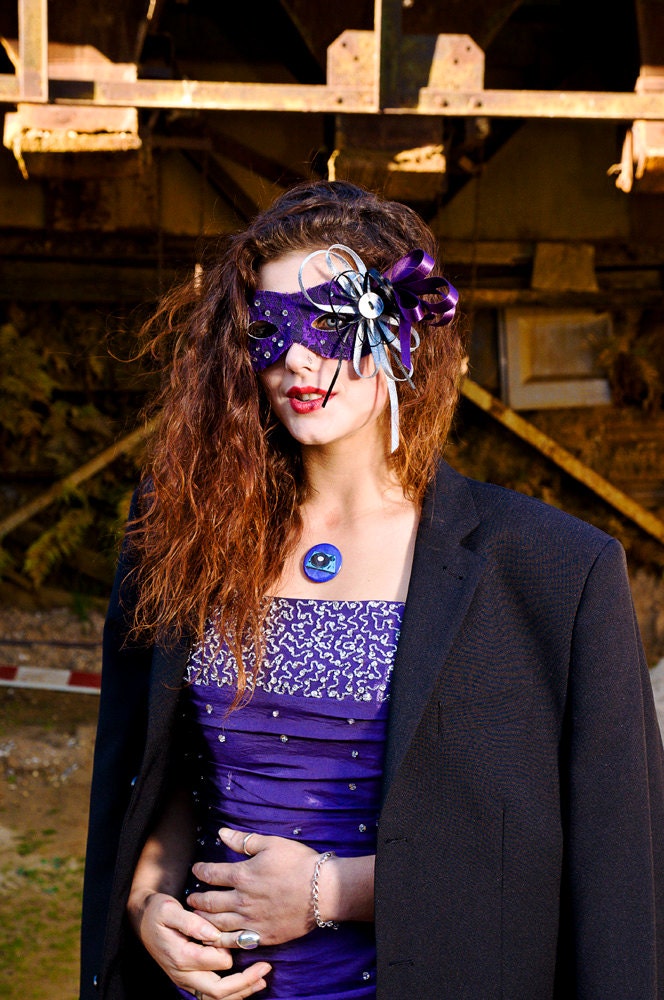 MOONSHINE! - Purple Masquerade Prom Mask - Etsy