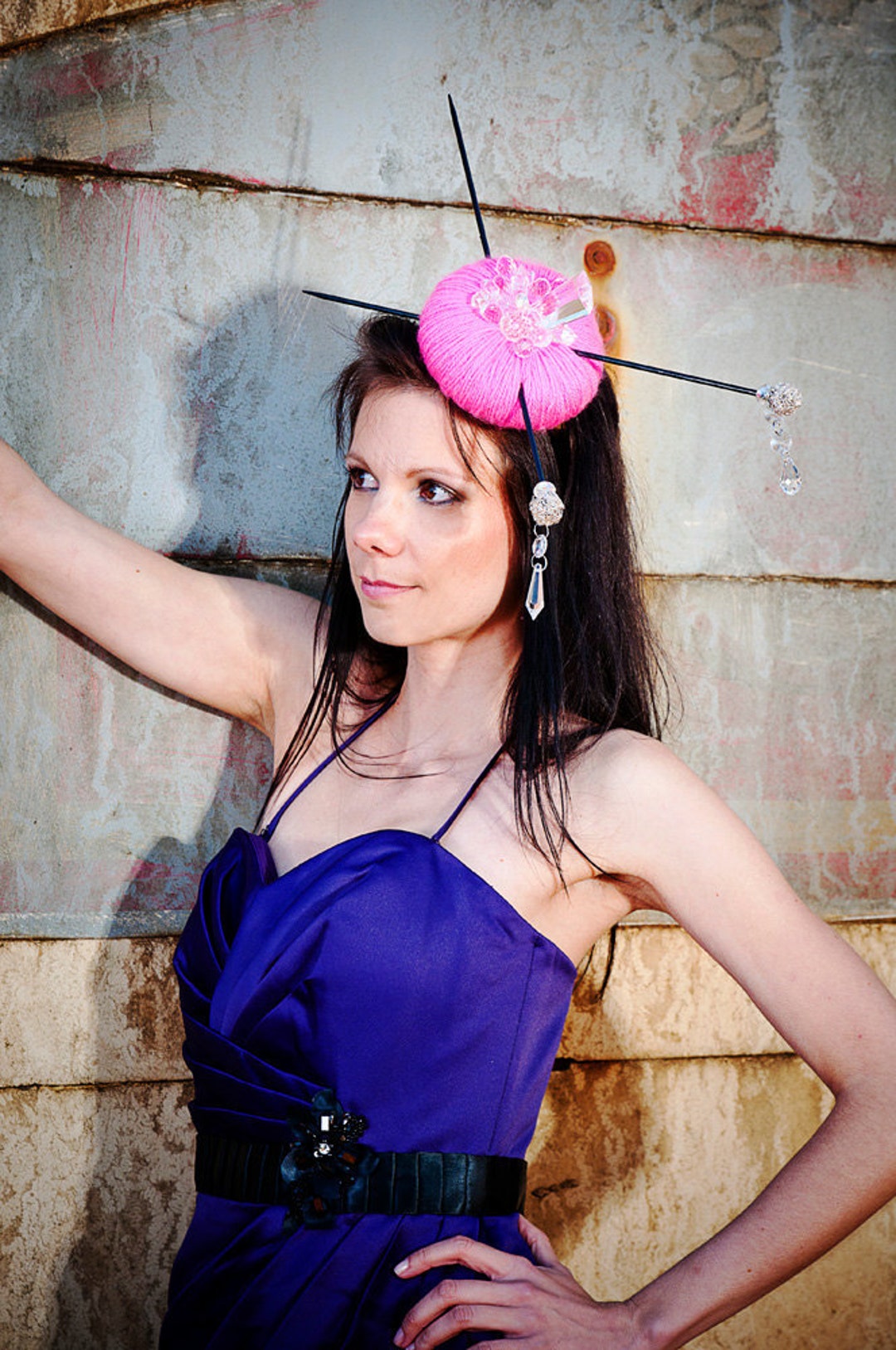 Crystal Pink - Fascinator Headwear Headpiece - Etsy