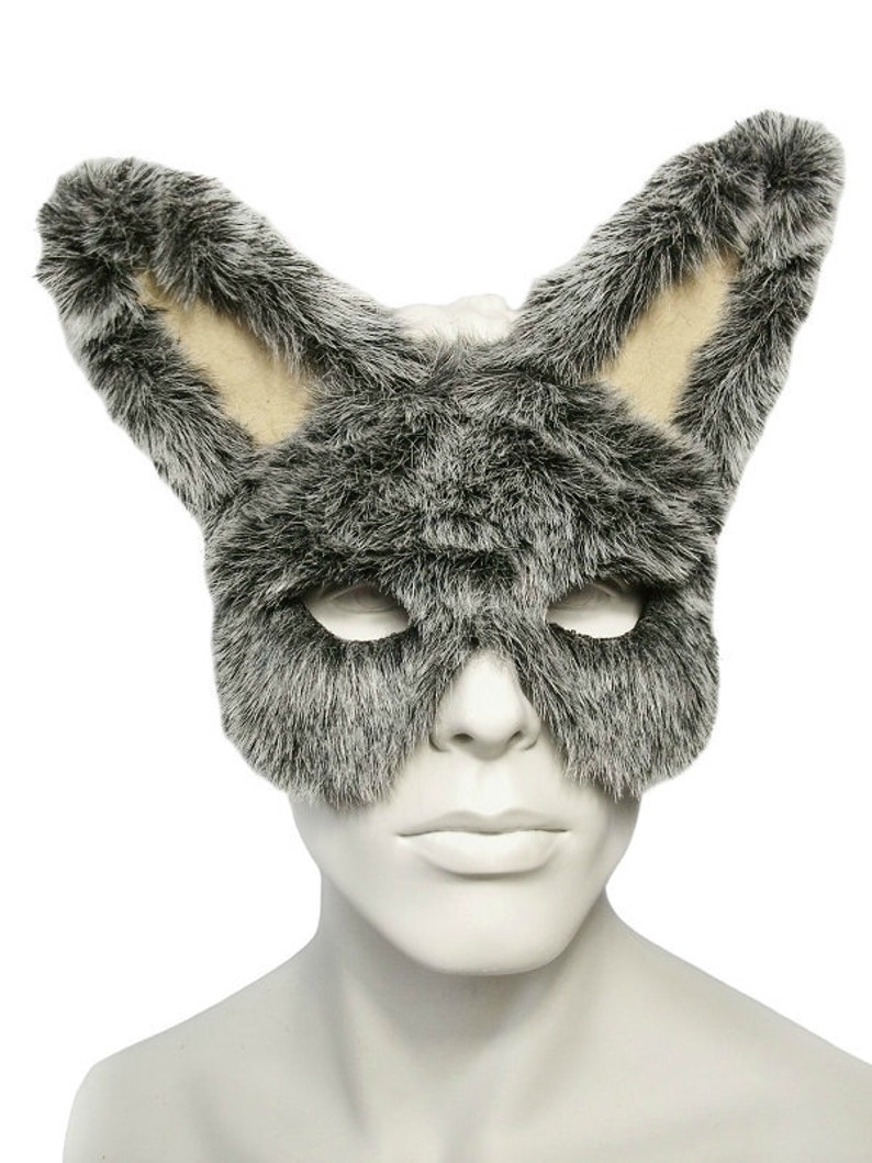 HERITAGE WOLF - Fur Animal Mask - Etsy