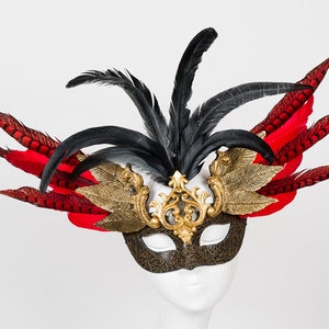 Hurley - Royal Opulence Feather Mask - Etsy