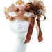 FLORENCE - Copper Glitter Masquerade Mask - Etsy