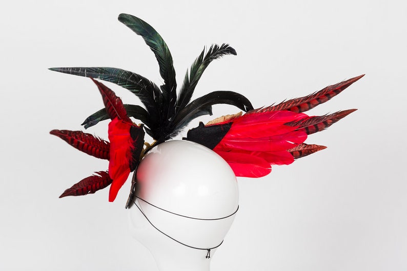 Hurley - Royal Opulence Feather Mask - Etsy