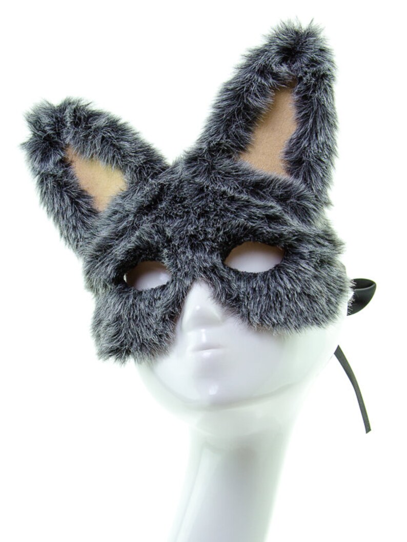 HERITAGE WOLF - Fur Animal Mask - Etsy