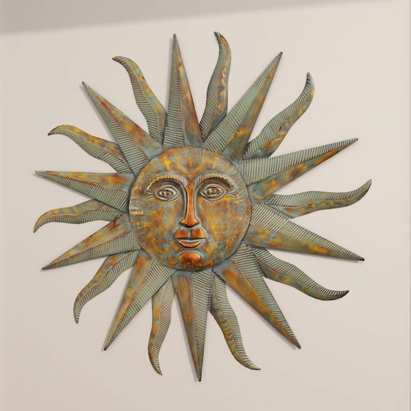 Metal Sun Wall Art - Etsy