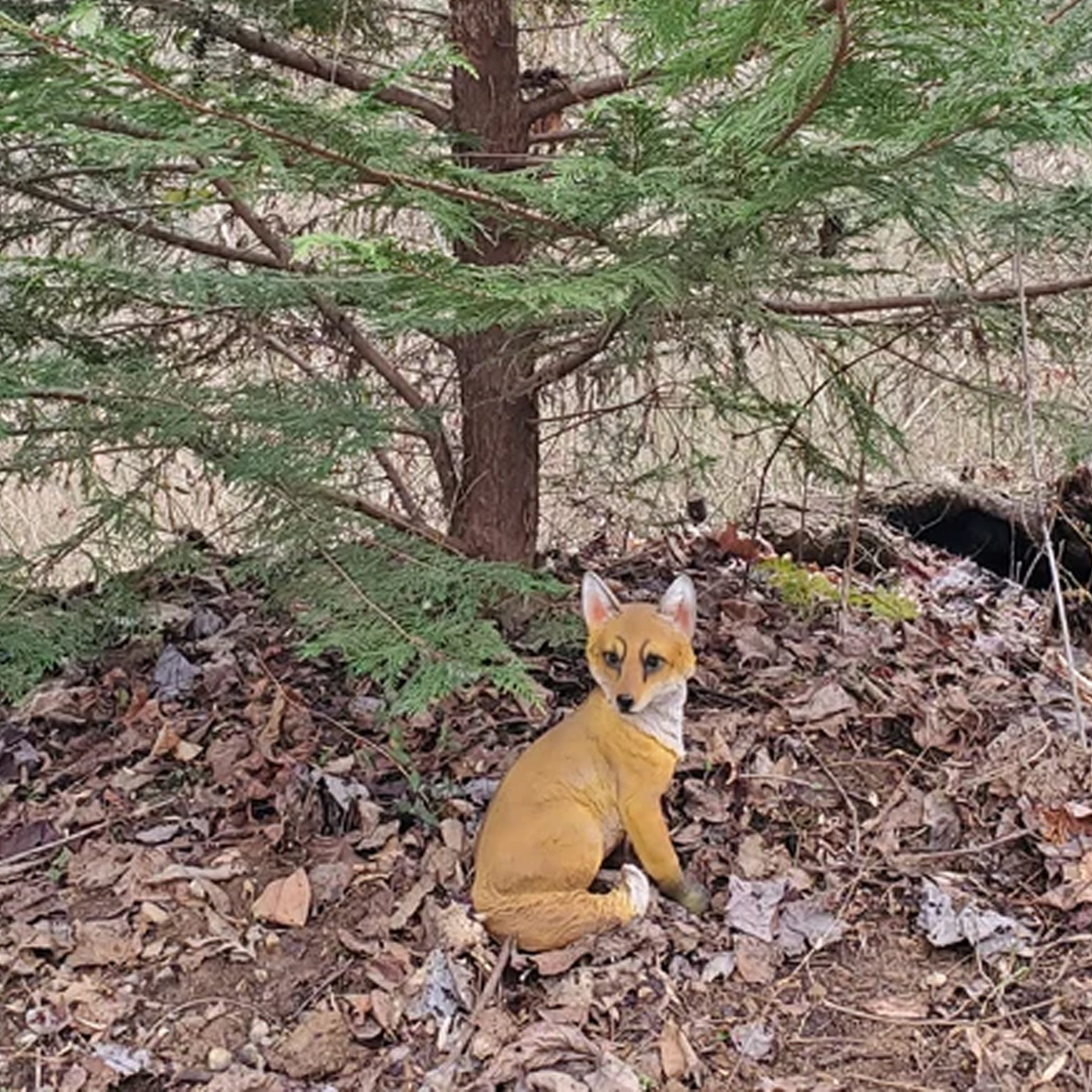 Woodland Fox Garden Statue, Fox Statue, Animal Statue, Woodland Fox ...