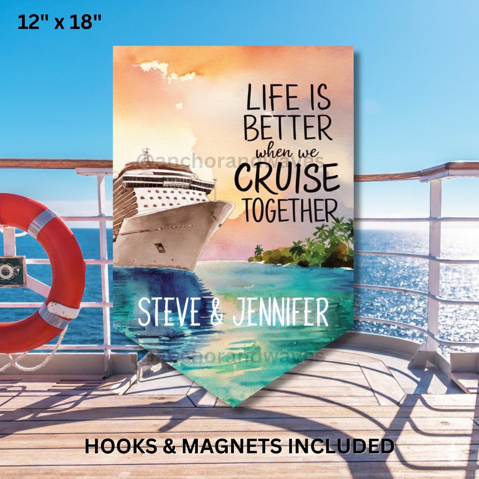Cruise Door Banner, Personalized Cruise Door Banner, Cruise Door Magnet ...