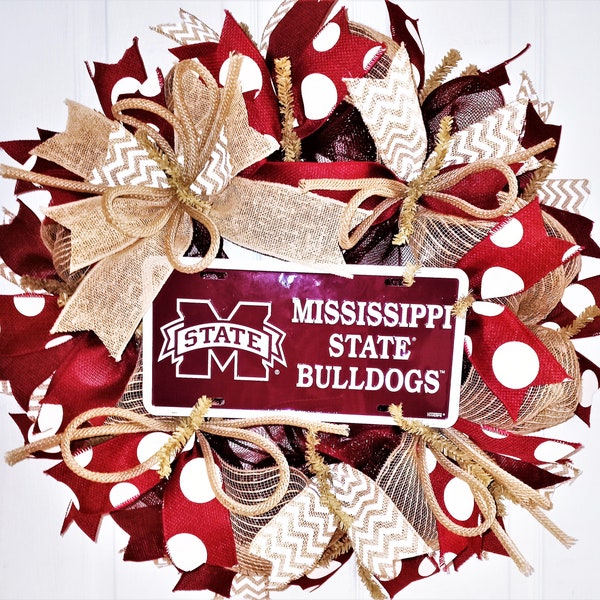 Collegiate Wreath - Etsy