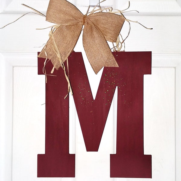 Initial Door Hanger - Etsy