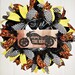 Motorcycle Wreath, Harley Davidson, Born to Ride Cycle Wreath, Gift for ...