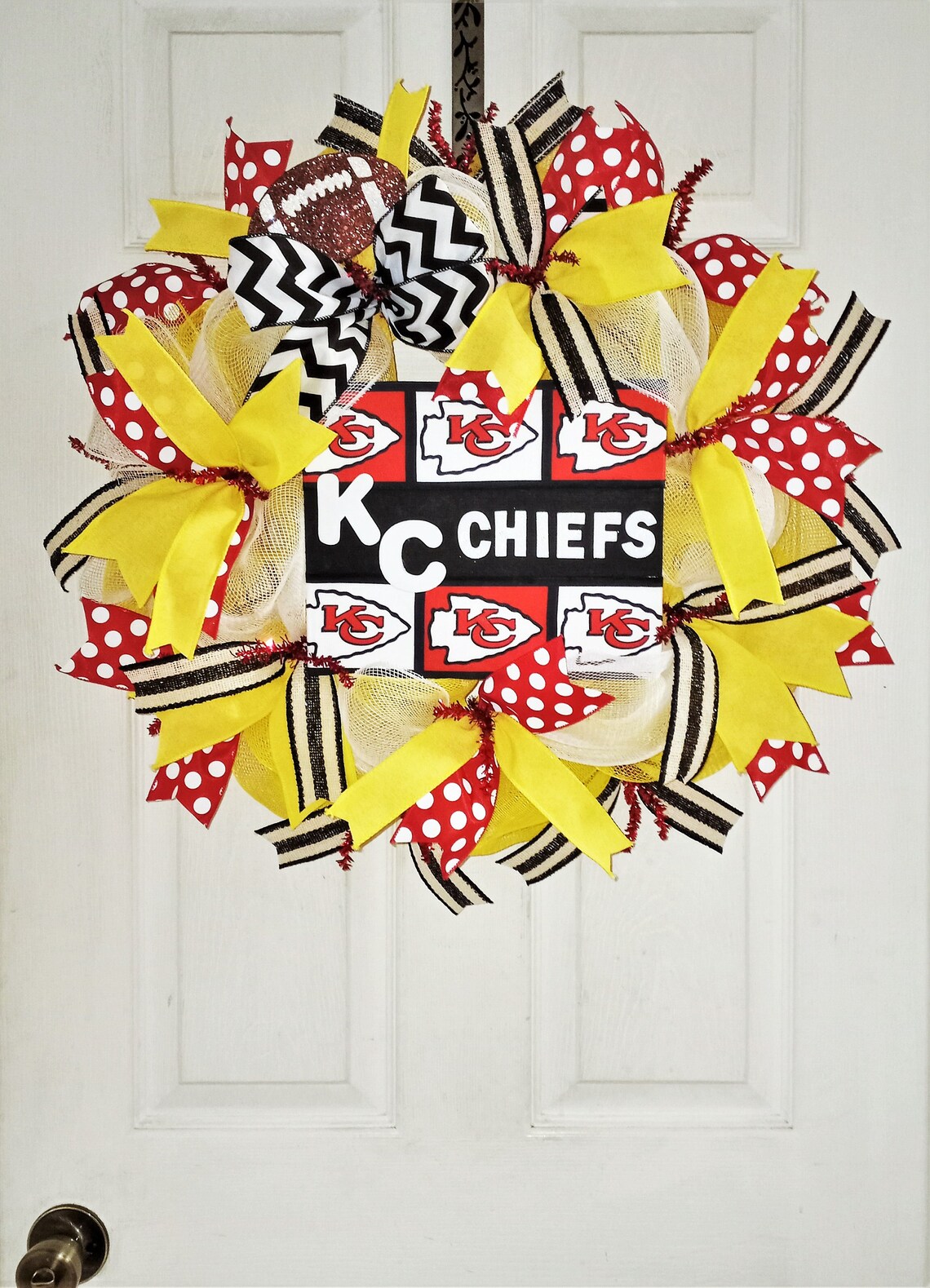 Kansas City Chiefs Wreath Kansas City Chiefs Superbowl - Etsy
