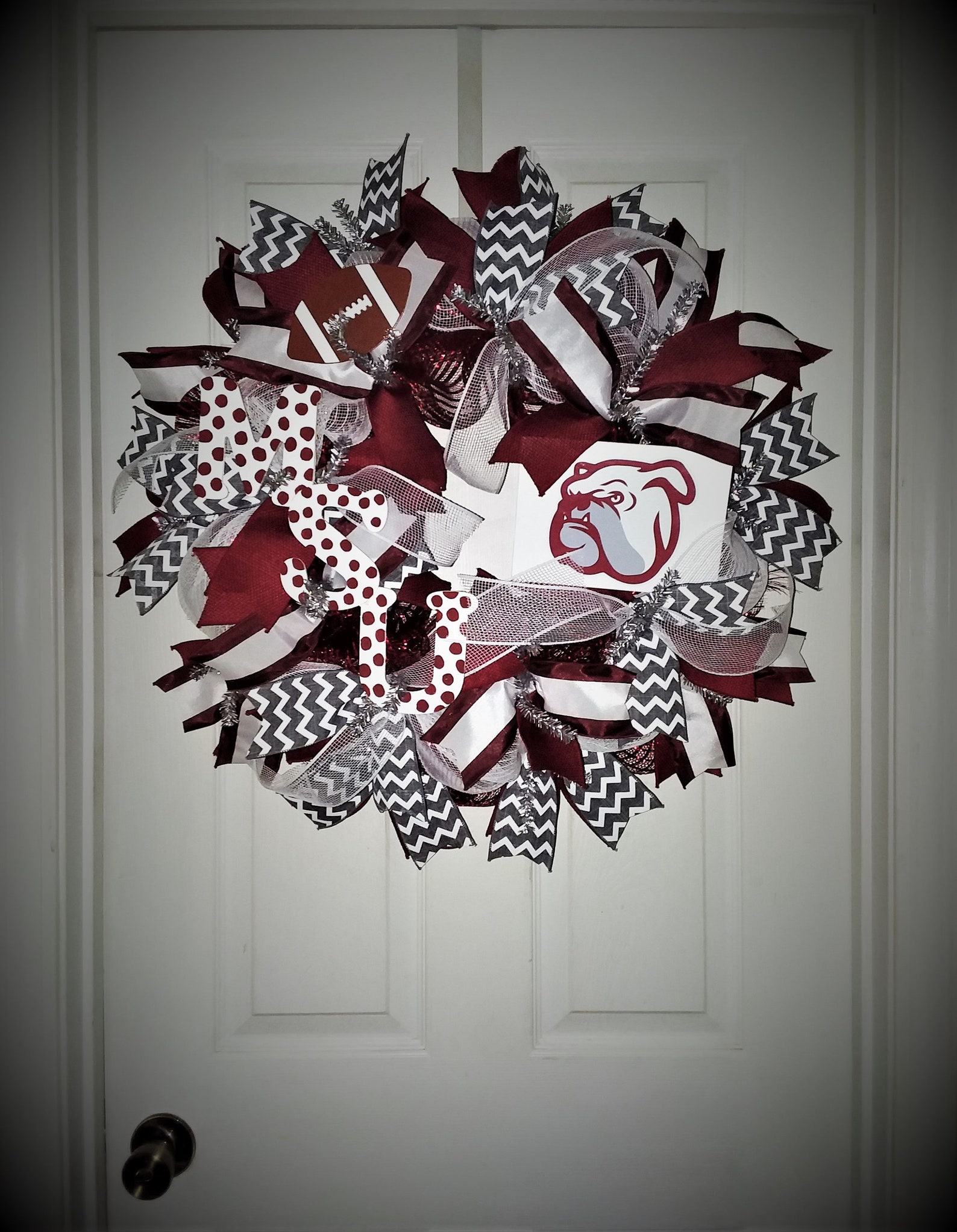 Mississippi State Wreath Collegiate Wreath Team Spirit - Etsy